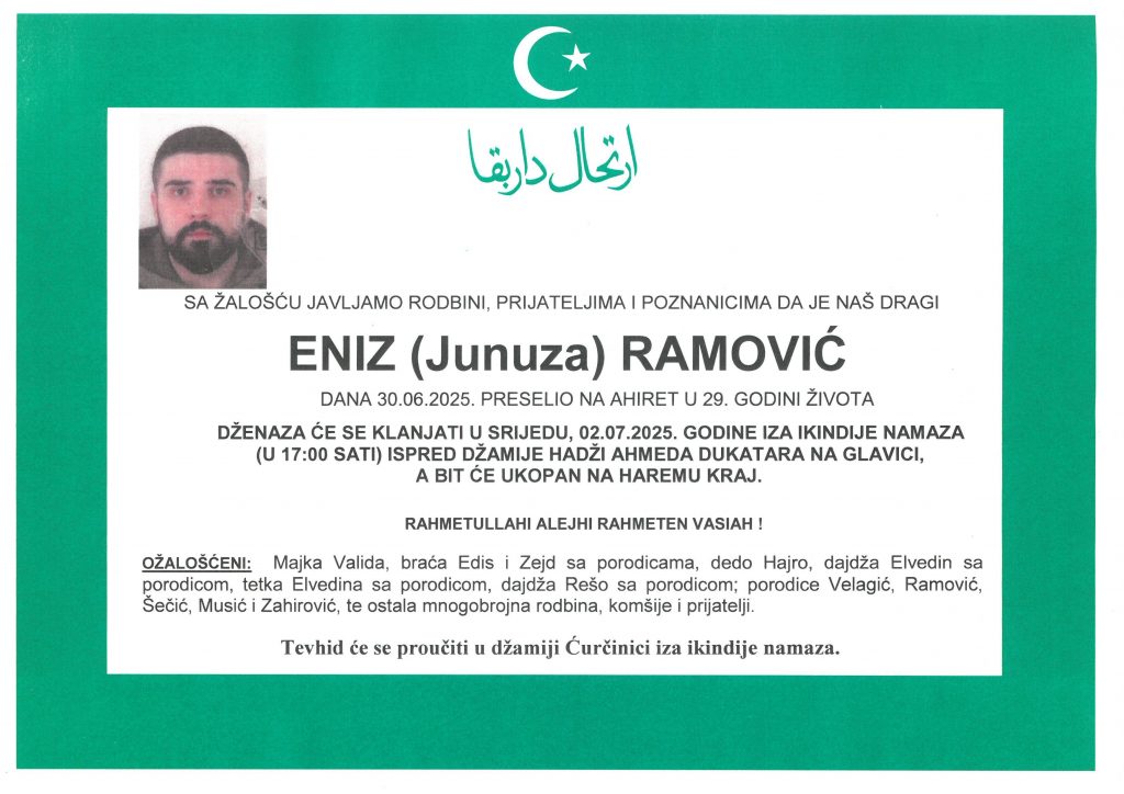Eniz (Junuza) Ramović – MIZ Livno