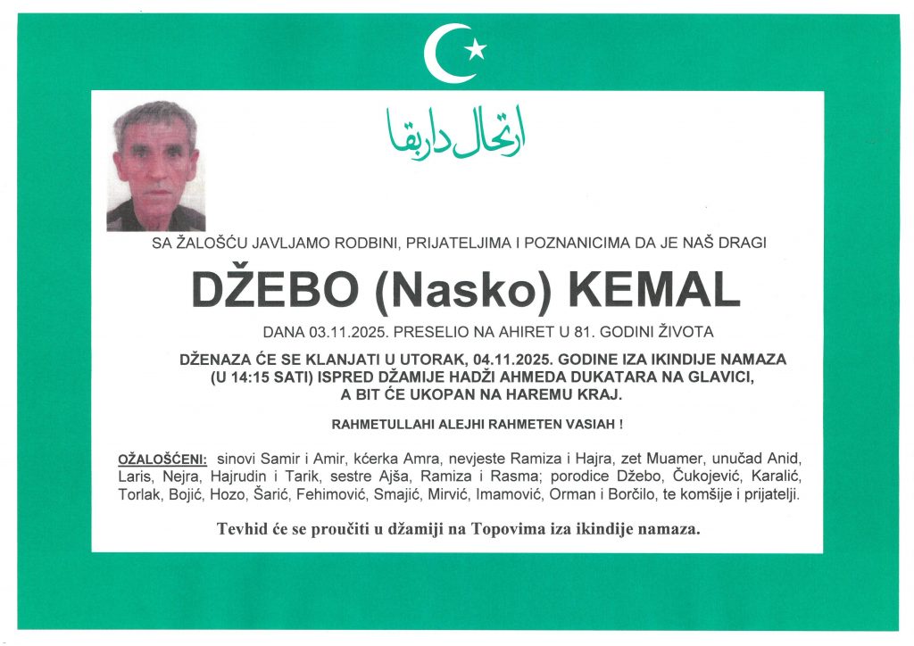 Džebo (Nasko) Kemal – MIZ Livno